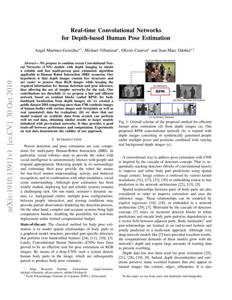 Real Time Convolutional Networks For Depth Based Human Pose Estimation