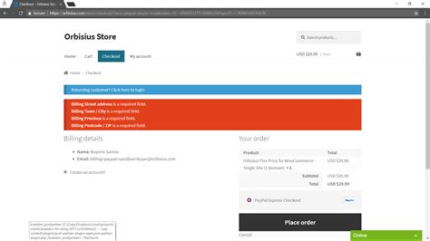 Virtual Products Cause Issues With Billing Details Validation Issue