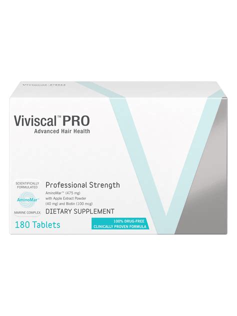 Viviscal Pro Professional Strength Hair Growth Supplements 180 Tablets