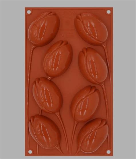 Силиконова форма за мъфини Лалета За сладкарството