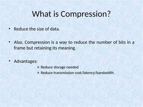 Data Compression For Information Technologypptx