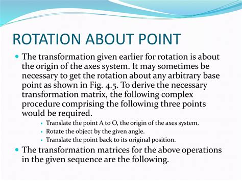 Homogeneous Representation Rotating Shearing Pptx