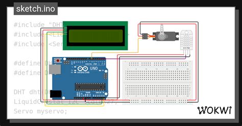 Rangkaian Dengan Actuator Wokwi Esp32 Stm32 Arduino Simulator