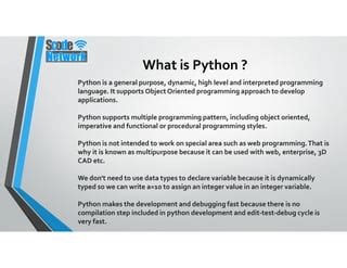 Python Course Ppt Pdf PPT