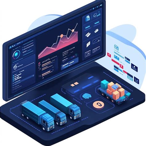 A Visual Of A Logistics Dashboard Tracking Realtime Shipping Status And
