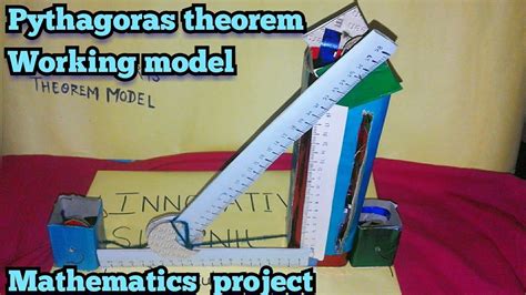 Pythagoras Theorem Working Modelpythagoras Theorem Model In Hindi