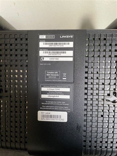 LINKSYS WIFI Router TV Home Appliances Electrical Adaptors