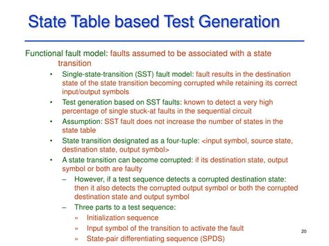 Ppt State Identification Experiments And Testing Of Sequential Circuits Powerpoint