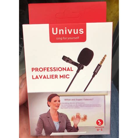 ไมค์ไลฟ์สด อัดเสียง สัมภาษณ์ ไมค์โทรศัพท์ Univus รุ่น U 1 Shopee Thailand