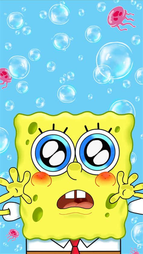 Spongebob Sobbing In Despair Wallpaper Wallpapersok