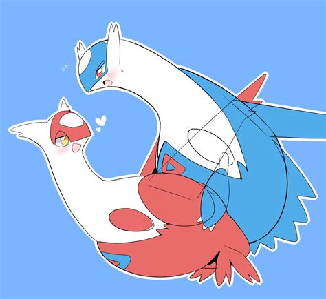 Latias Latios Nintendo Pokemon Artist Request Furry Gen 3 Pokemon