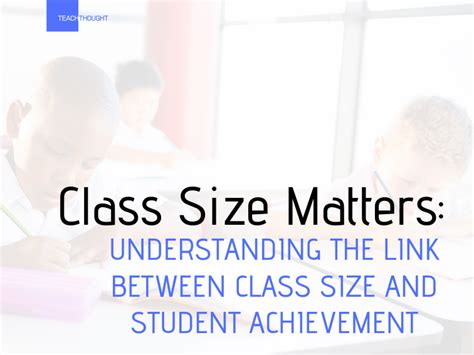 Class Size Matters