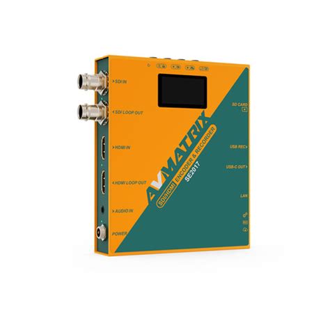 Se2017 Sdi Hdmi Encoder And Recorder Avmatrix Ch