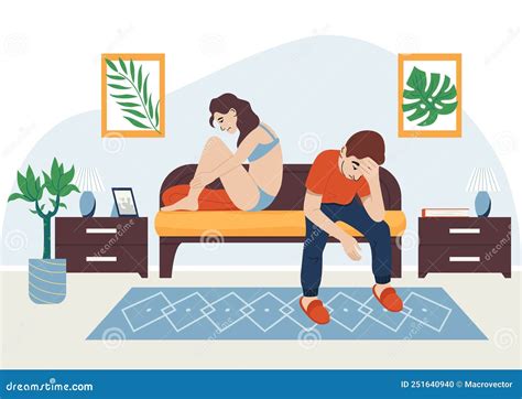 Urology Sex Problems Composition Stock Vector Illustration Of Pain