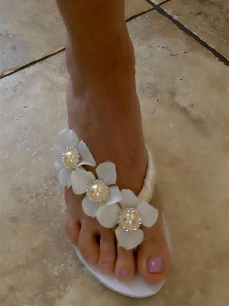 Bridal Flip Flops And Wedges Bling Wedding Flip Flops Custom Made