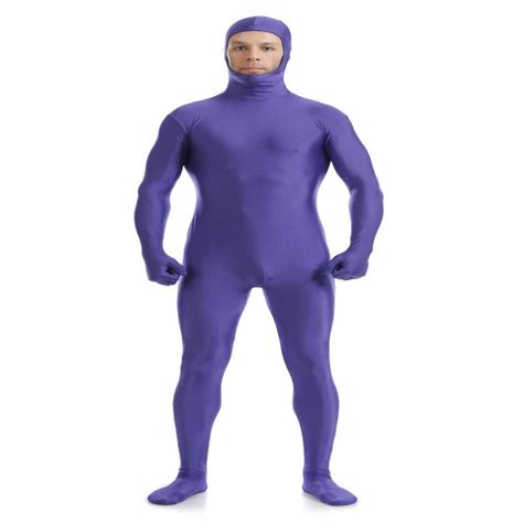 Lycra Full Body Open Face Tights Zentai Costumes Skin Suits Solid Color Stretch Spandex Zentai