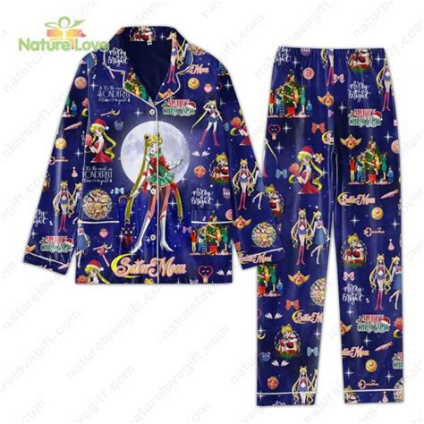 Sailor Moon Cosmos Pajamas Set Pretty Guardian Anime Pajama For Christmas The Best Gifts Are