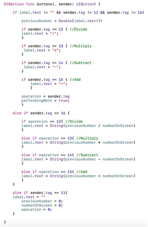 How To Make A Calculator In Xcode Using Swift 9 Steps Instructables