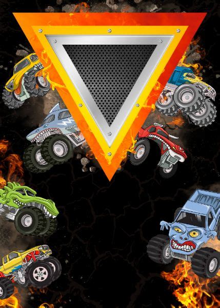 Monster Jam Backdrop Shop On Pinterest