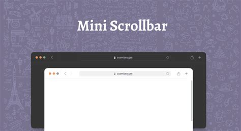 Customize Scrollbar Free Browser Extension Cusmize