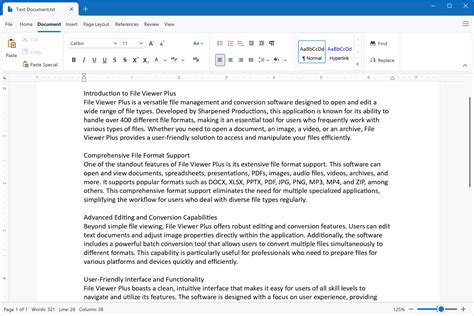 Open Txt Files With File Viewer Plus