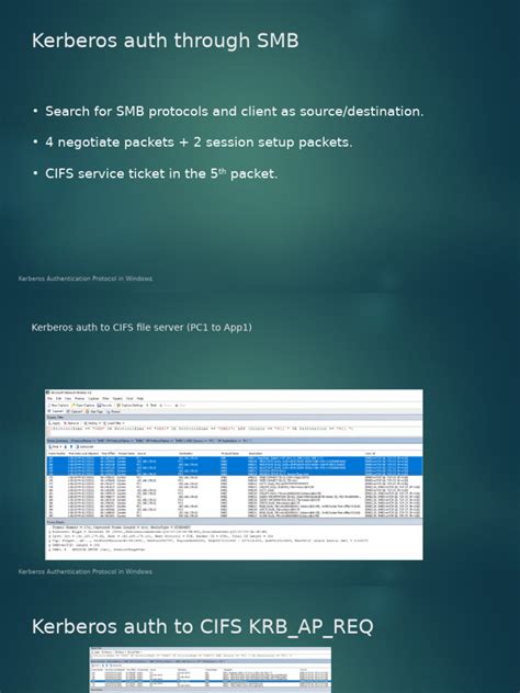 3 5 Kerberos Auth Through Smb Pdf