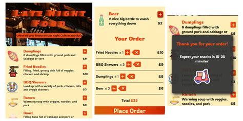 GitHub JoleneKearse Late Night Food Ordering App