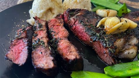 Bison Ribeye Steak Recipe Youtube