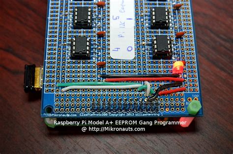 Mikronauts Com Making A Raspberry Pi Based I C Eeprom Gang Programmer