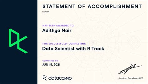 adithya nair on linkedin datascience datacamp