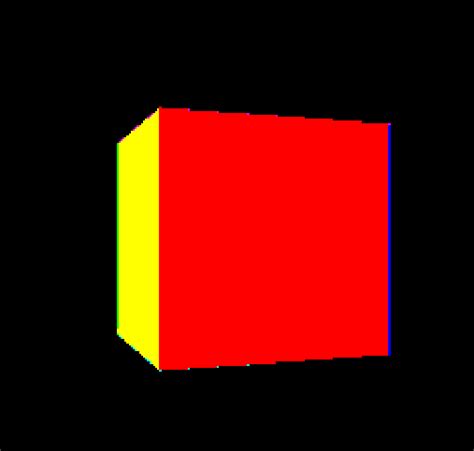 A Simple Example To Render A Simple Cube With Different Colors For Download Scientific Diagram