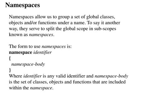 ppt chapter 8 user defined simple data types namespaces and the string type powerpoint