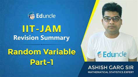 Iit Jam Mathematical Statistics Revision Summary Of Random Variable Part 1 Youtube