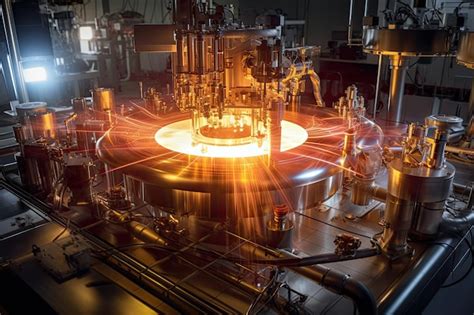 premium ai image theme of nuclear fusion large experimental setup in