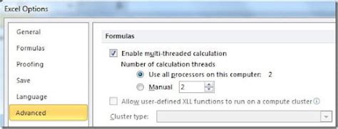 Excel Excel 2010 Multithreaded Calculation