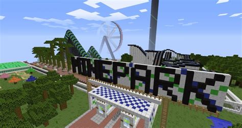 Minepark A Minecraft Theme Park For Clicki Minecraft Map
