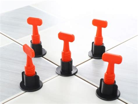 100 Original 51 Pcs High Quality Tiles Leveler Spacers Tile Leveling System With Special Wrench