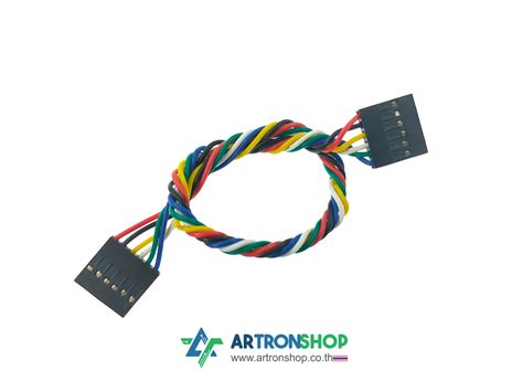 สายจั้มเมีย เมีย 6 เส้น ยาว 20 ซม Artronshop บอร์ดอิเล็กทรอนิกส์ Arduino Esp32 Esp8266