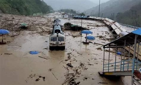 Assam Indian Railways Cancels Train Services After Incessant Rain