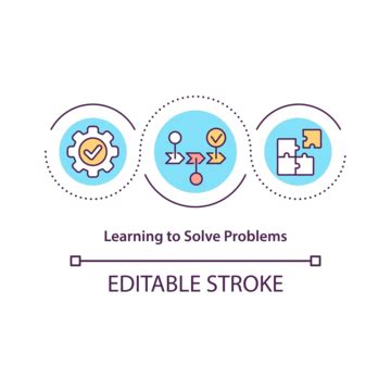 Problem Solving Concept Icon General Outline Isolated Vector General Outline Isolated PNG And