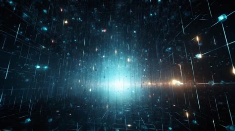 Premium Ai Image Digital Nodes And Connection Pathsflying