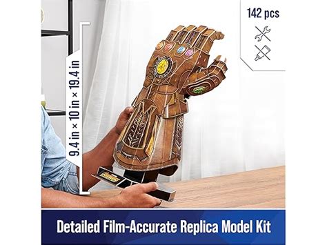 4d Build Marvel Infinity Gauntlet 3d Puzzle Model Kit 135994