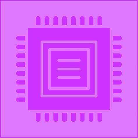Cpu Vector Icon 42265918 Vector Art At Vecteezy