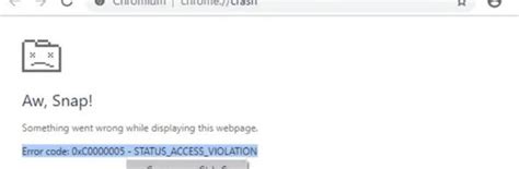 Cara Mengatasi Error Code Status Access Violation Bacolah Com