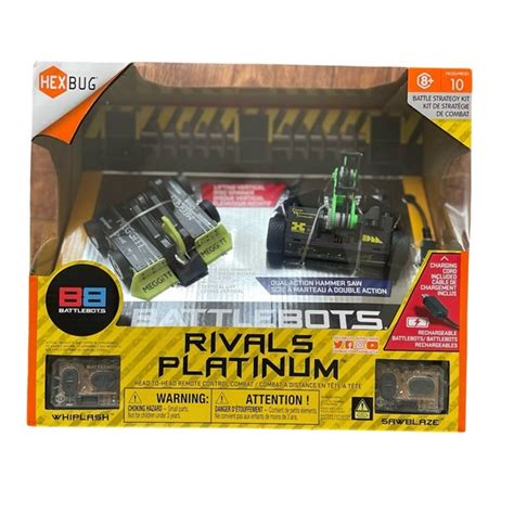 Source Unknown Toys Hexbug Battlebots Rivals Platinum Whiplash And