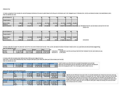 Qso 320 Case Study Shipping And Production Cost Analysis Studocu