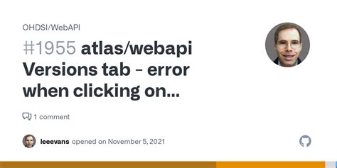 Atlas Webapi Versions Tab Error When Clicking On Preview Link When Security Is Disabled