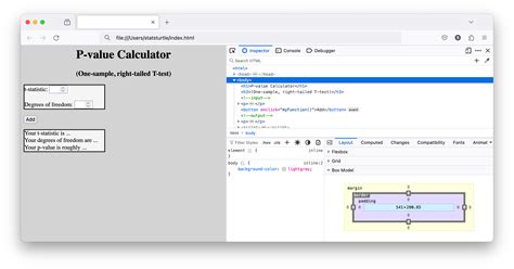 Firefox Inspector Tool