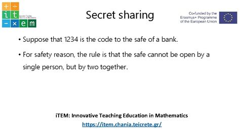Secret Sharing Using Lagrange Interpolation Polynomial I Tem