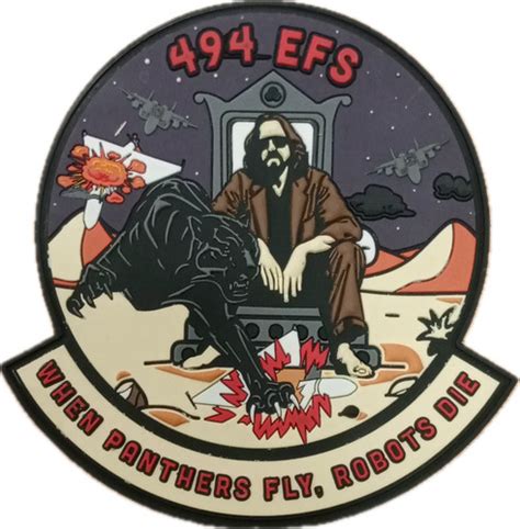 Usaf 494th Expeditionary Fighter Squadron Patch Ebay